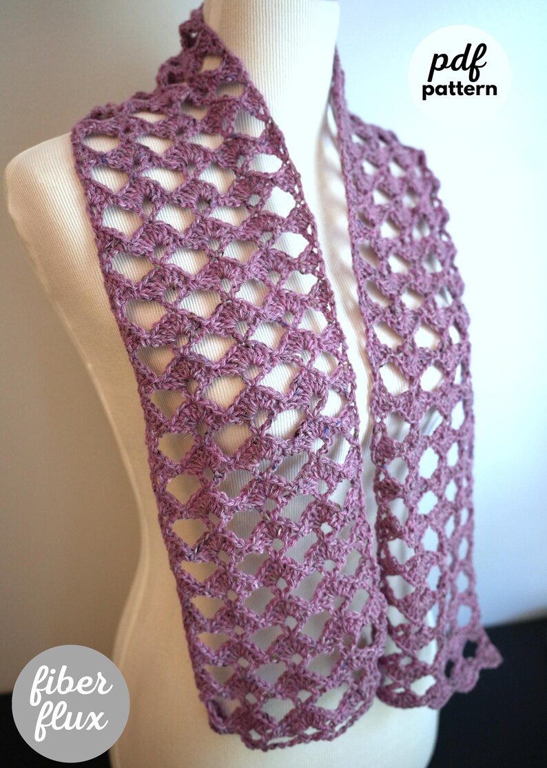PDF Crochet Pattern-wild Thistle Crochet Scarf - Etsy Canada