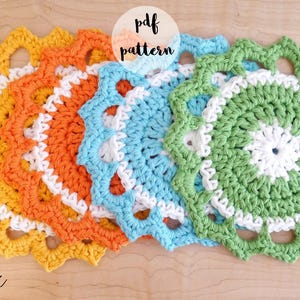 PDF Crochet Pattern-star Wheel Crochet Scrubby - Etsy