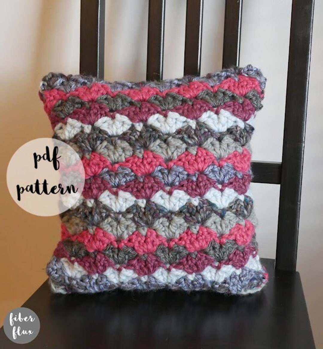 PDF Crochet Pattern-cozy Shells Pillow - Etsy