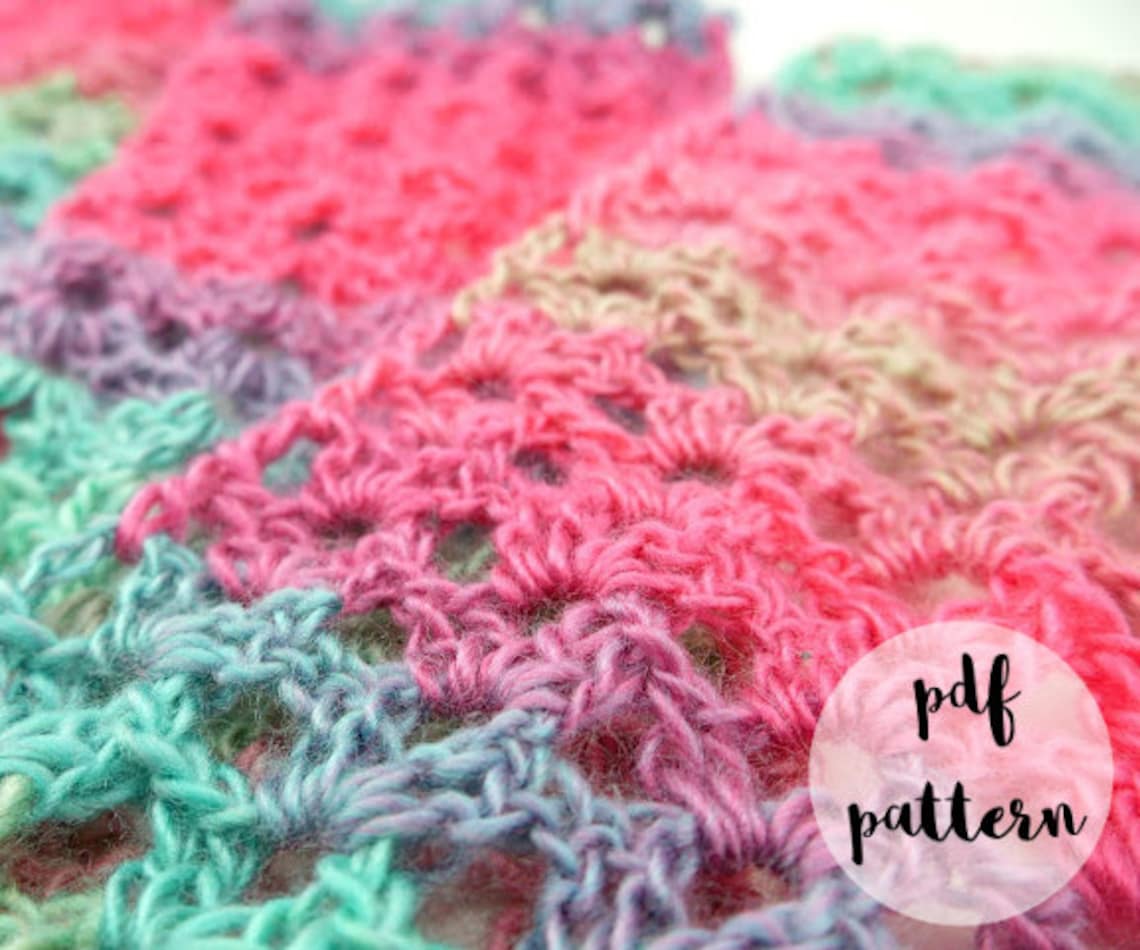 PDF Crochet Pattern-island Lace Scarf - Etsy