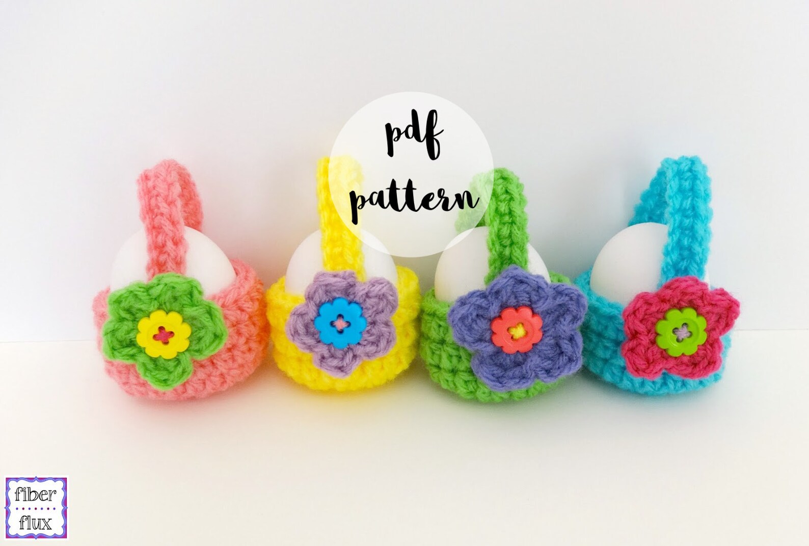 PDF Crochet Pattern-little Egg Baskets | Etsy