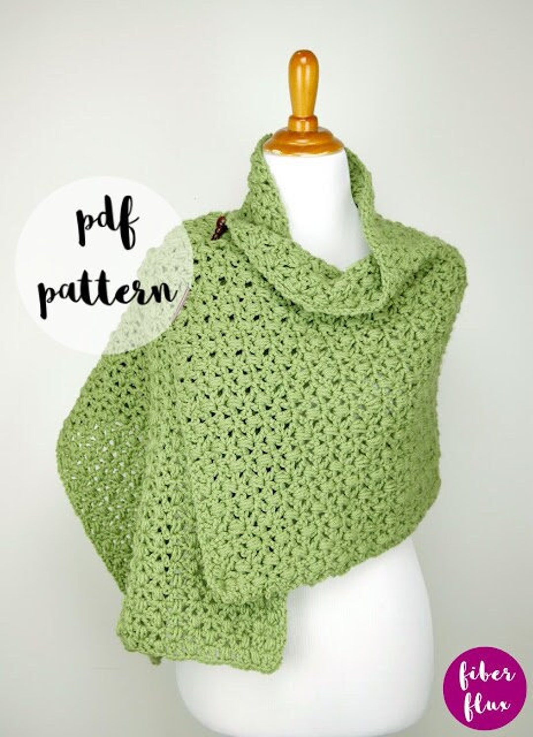 PDF Crochet Pattern-fiddlehead Shawl - Etsy