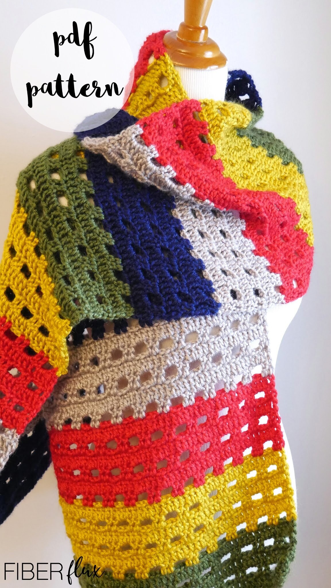 PDF Crochet Pattern-terrain Crochet Shawl - Etsy