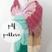 PDF Crochet Pattern-botanical Garden Shawl - Etsy