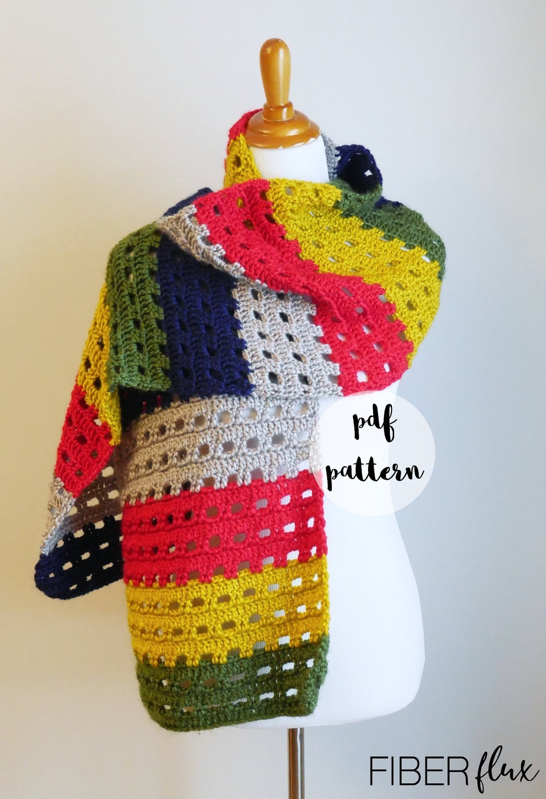 PDF Crochet Pattern-terrain Crochet Shawl - Etsy