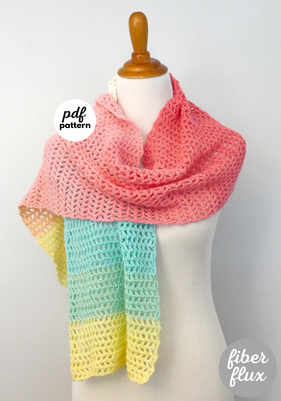 PDF Crochet Pattern-beach Morning Crochet Shawl - Etsy