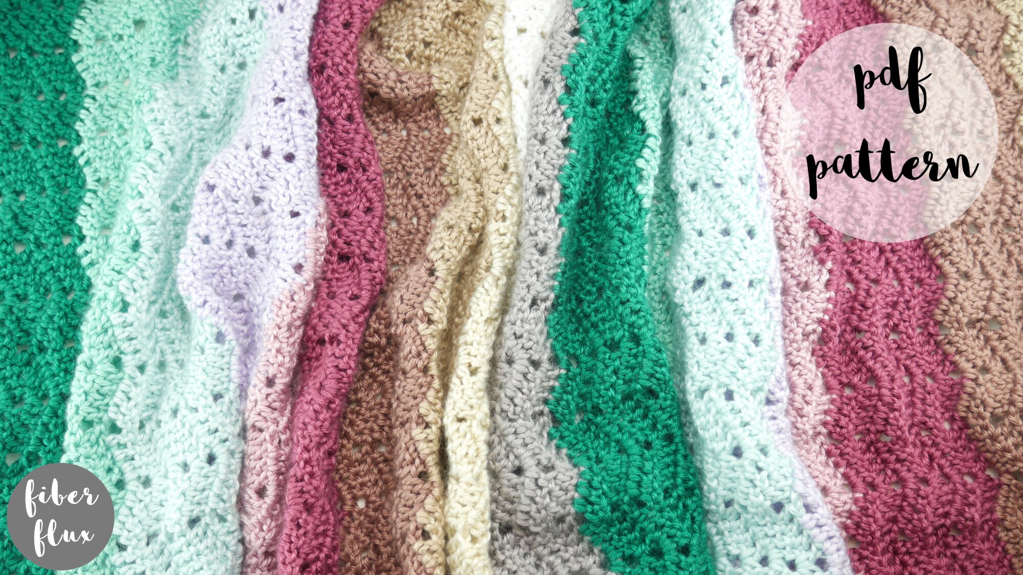 PDF Crochet Pattern-botanical Garden Shawl - Etsy