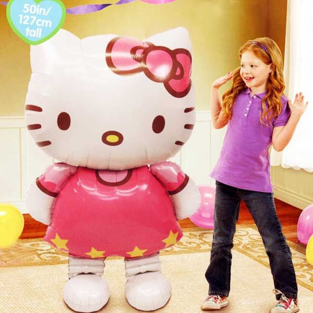 Giant Hello Kitty Foil Balloon 50 Tall Kitty Cat Foil - Etsy