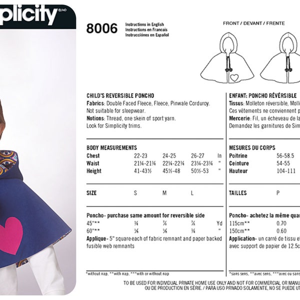 Simplicity 8006 - Etsy