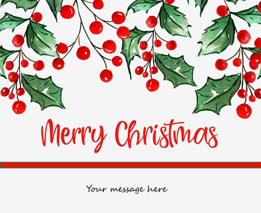 Merry Christmas Labels to Stick on Your Gift Box 90mmx110mm - Etsy