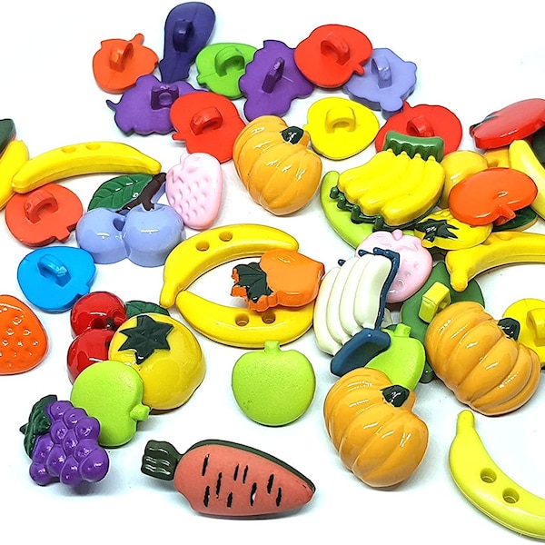 Fruit Buttons - Etsy