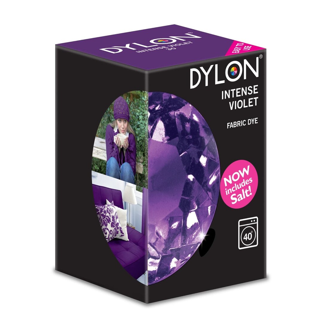 Intense Violet 30 Dylon Machine Dye Die 350g Clothes Fabric Dye ...