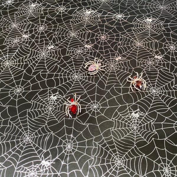 Spider Web Fabric - Etsy UK