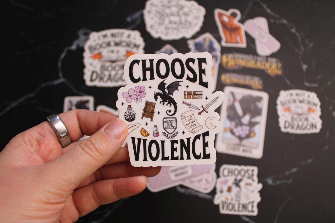 Choose Violence Sticker - Etsy