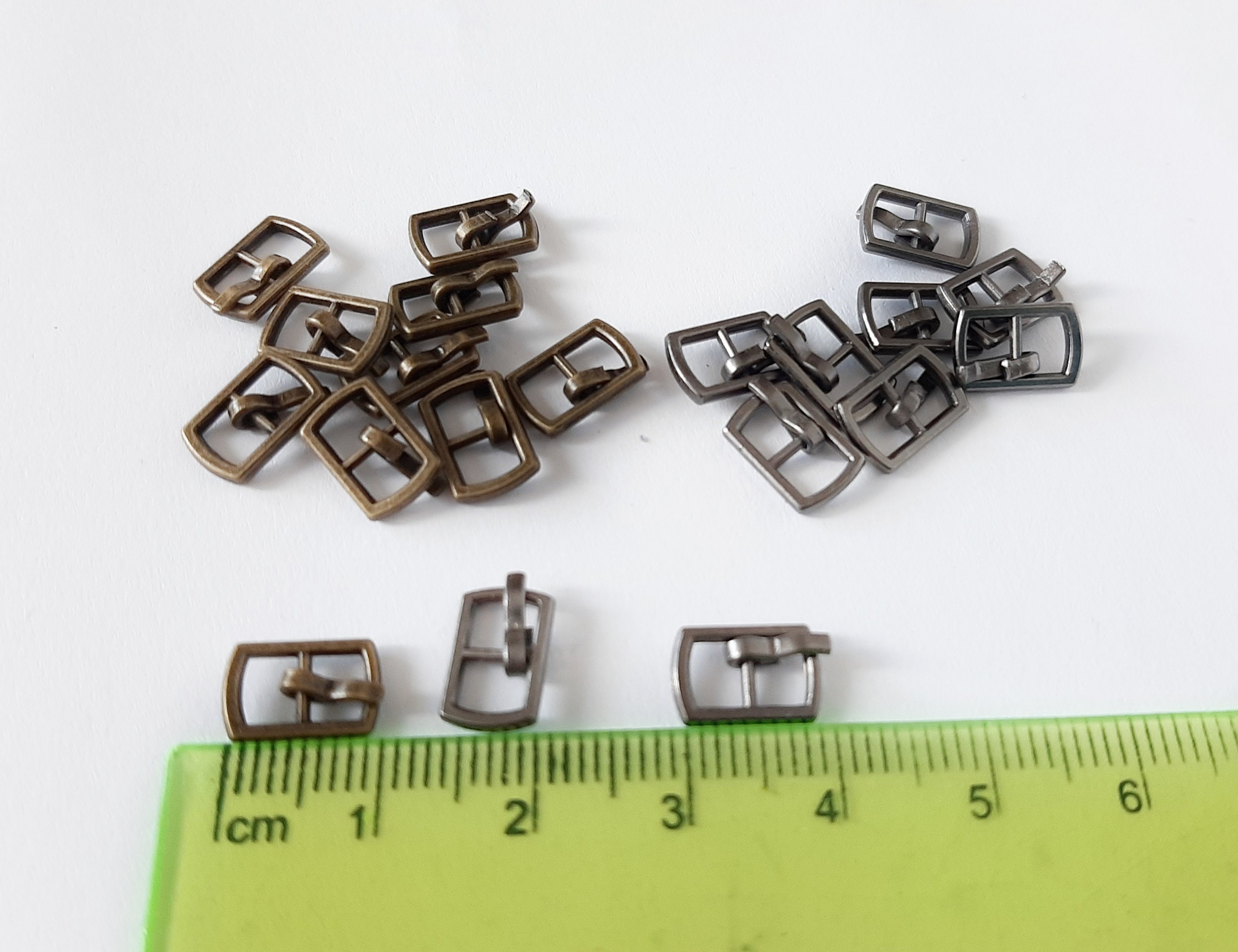 5 Pcs Tiny Mini Buckles 4.5 Mm Inner Diametr Doll Sewing Projects Craft ...