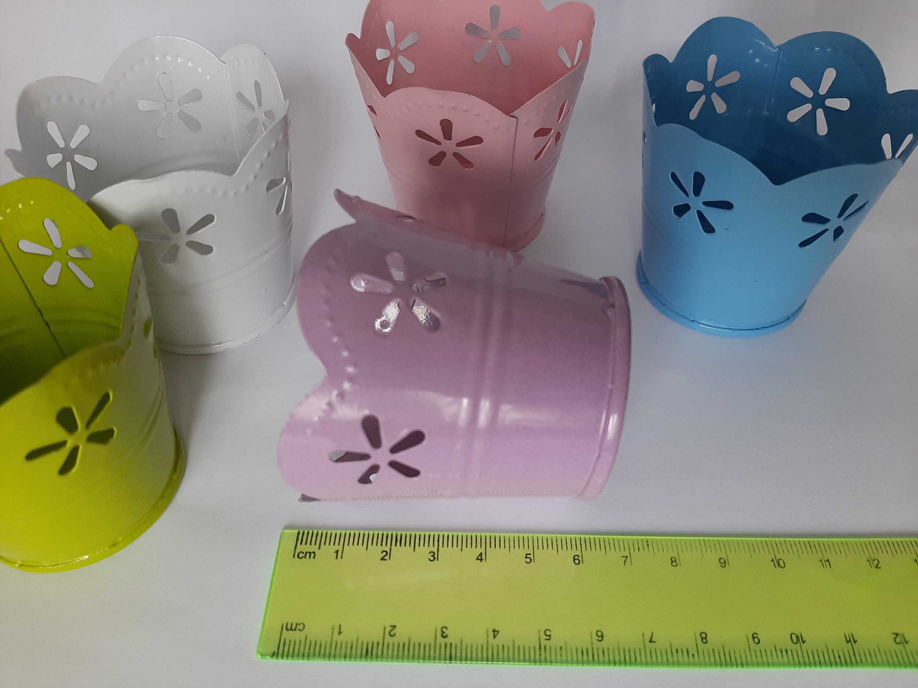 Small Metal Pail Original Design Bucket, Craft Supplies Decor Blank ...