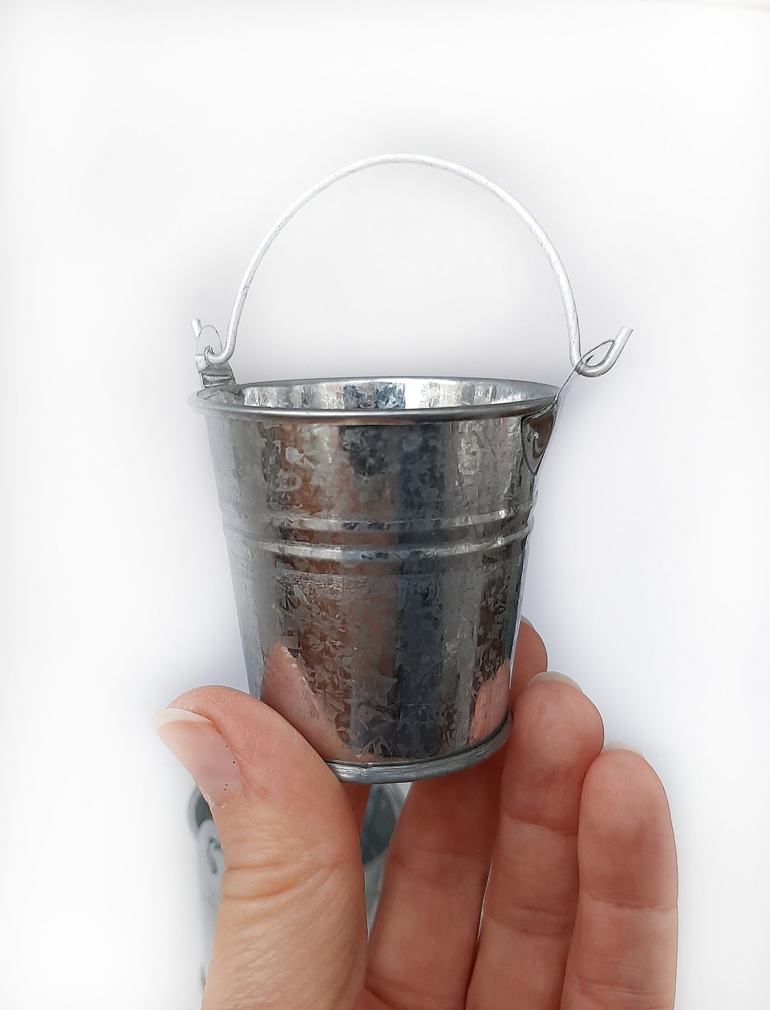 Metal Pail 2 23/64 Inch Craft Supply Decor Blank Pails Mini | Etsy