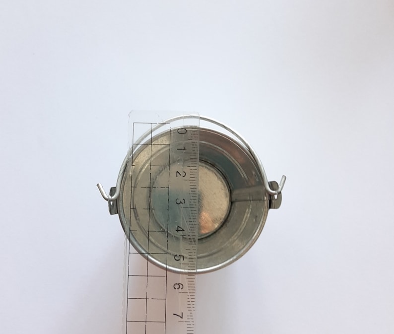 Metal Pail 2 23/64 Inch Craft Supply Decor Blank Pails Mini - Etsy