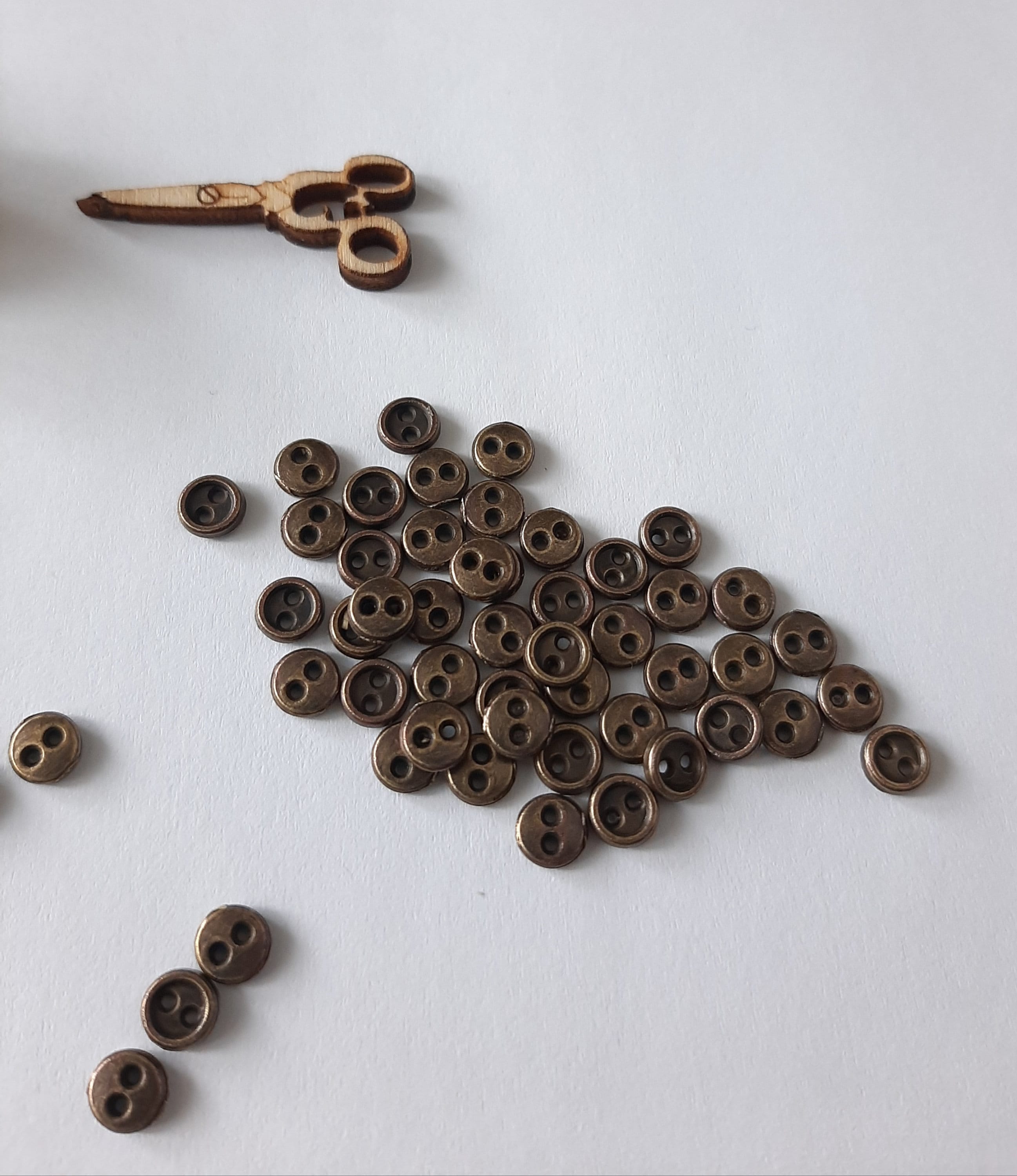 Mini Doll Buttons 5 Mm 10 Pcs Sewing Craft Doll Clothes Making Supply ...