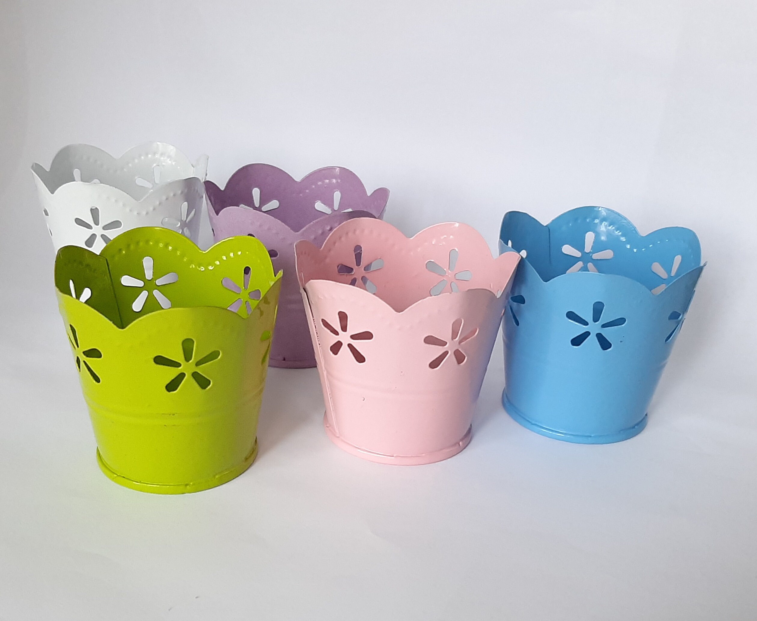 Small Metal Pail Original Design Bucket Craft Supplies Decor | Etsy