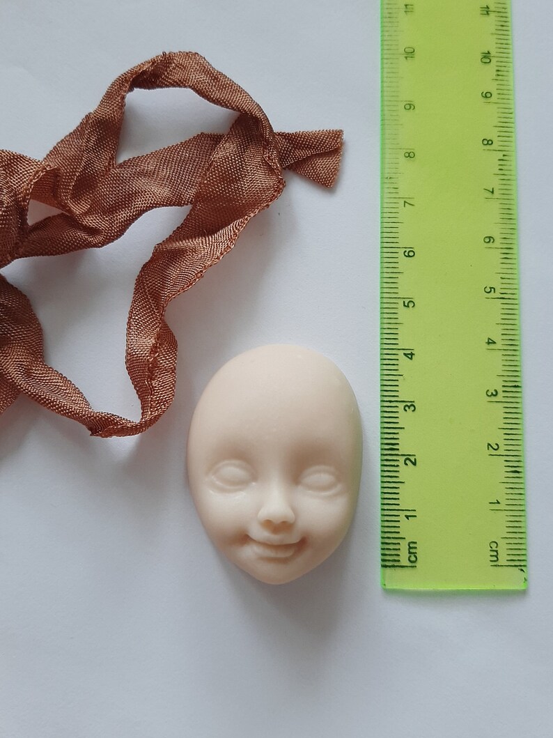 Doll Faces for Making Plush Teddy Doll. Fimo Cernit Artdoll. A Set of ...