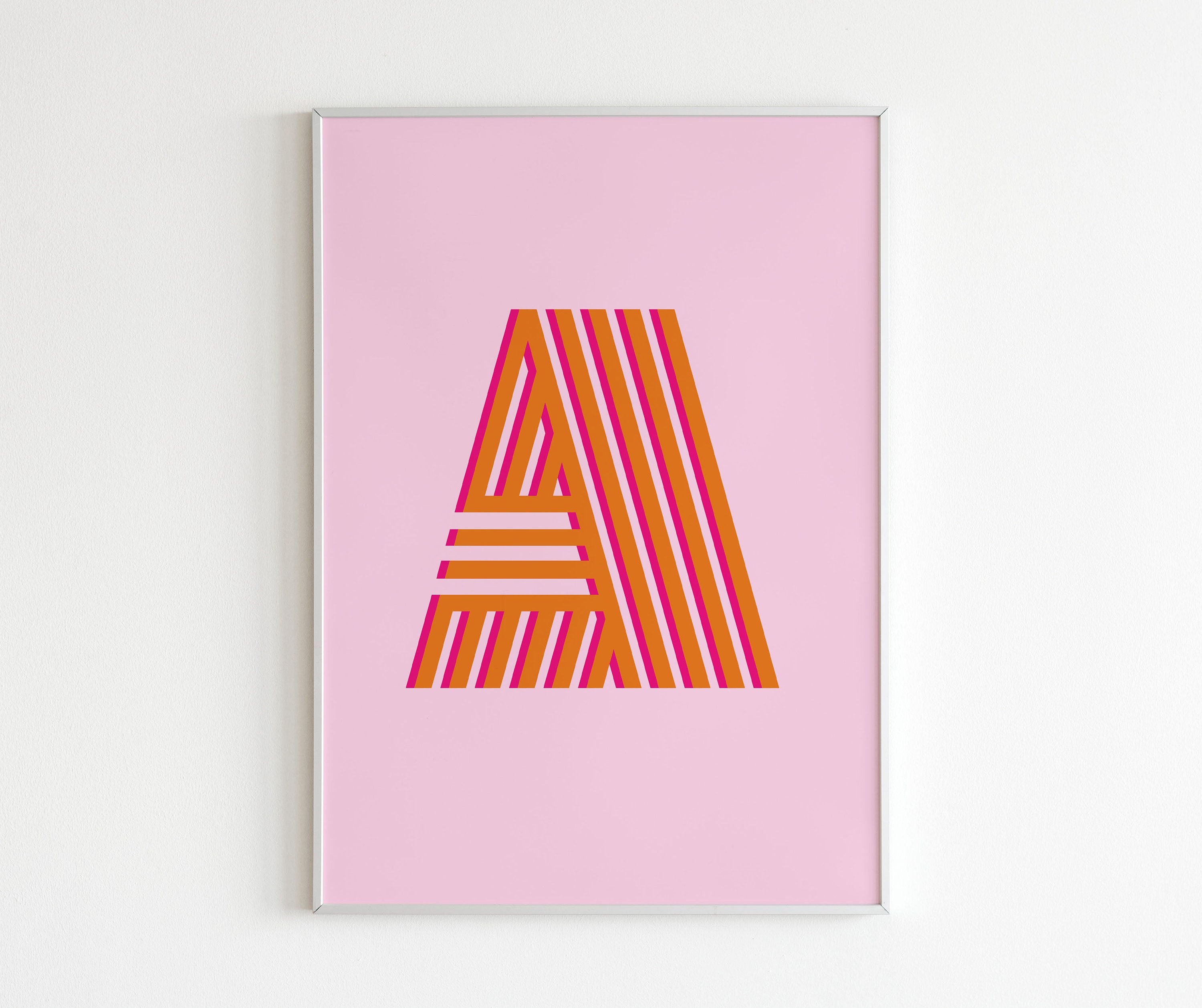 Modern Print Wall Art Unframed Personalised Print Art Deco Style ...