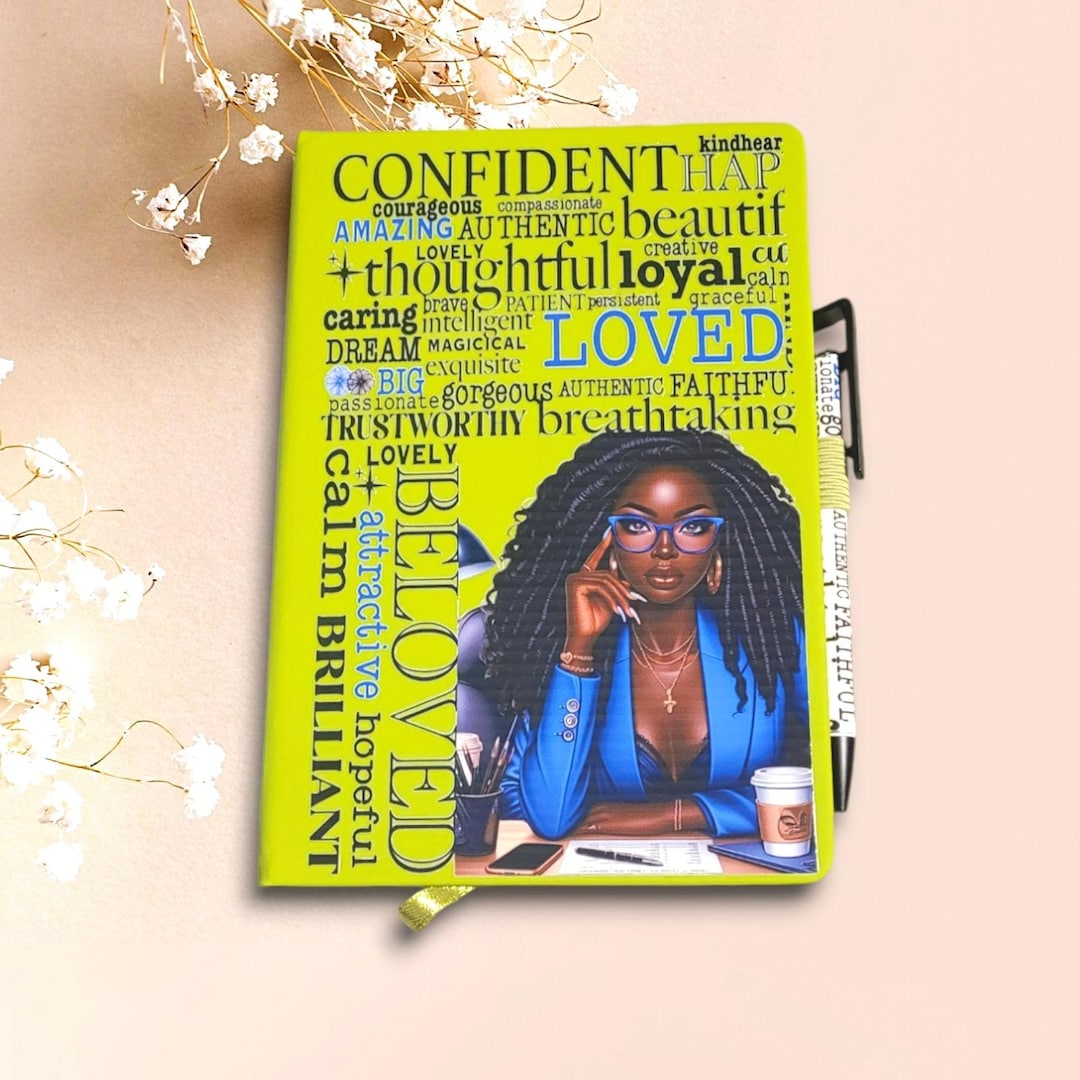 NWT - Confident-african American Woman Journal (SKU 0222) - Etsy