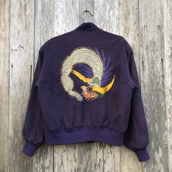 Phoenix Bomber Jacket - Etsy