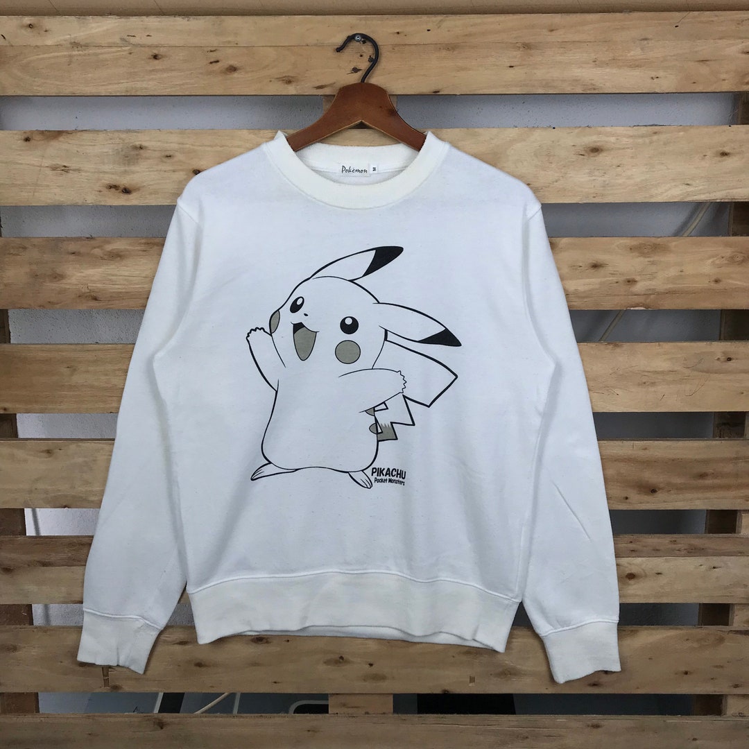 Vintage Pokemon Animated Pikachu Crewneck Sweatshirt - Etsy