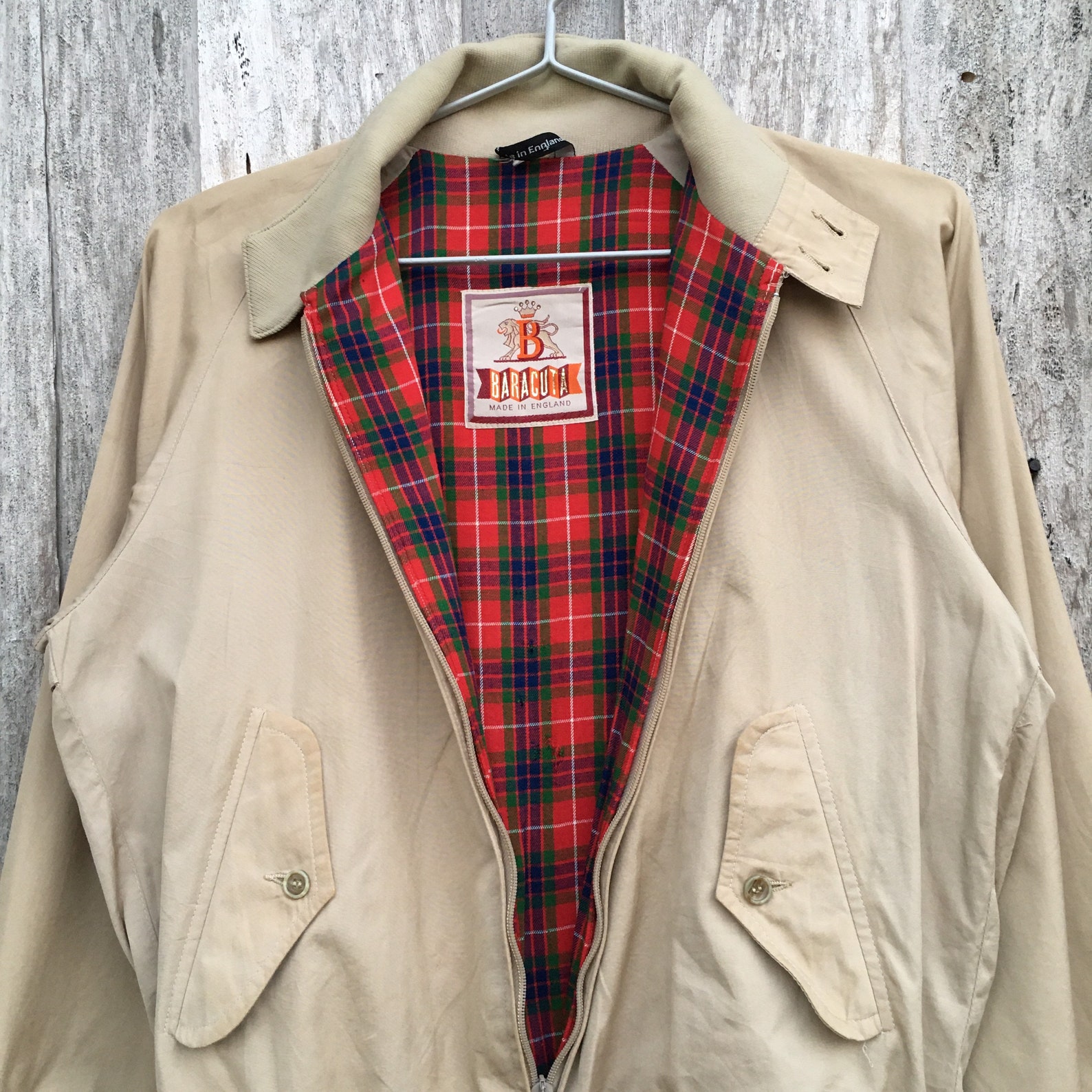 Vintage Baracuta Zip up Jacket G9 Baracuta Jacket Made in | Etsy