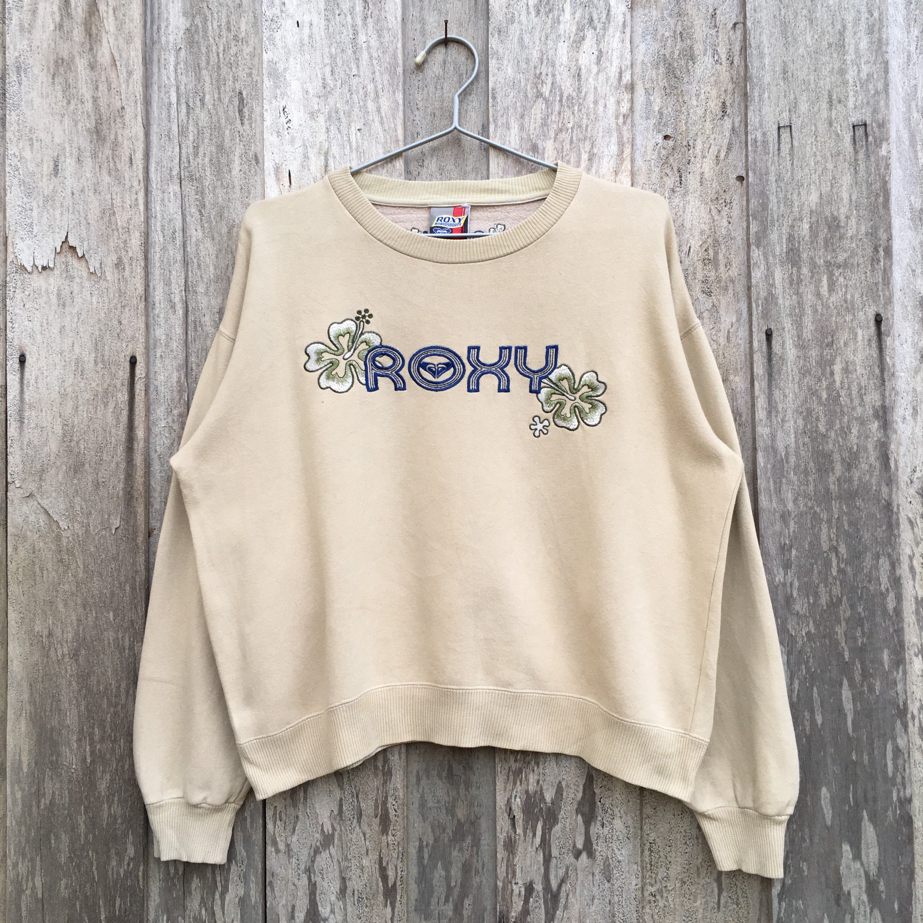 Vintage Roxy Boardshorts Crewneck Roxy Sweatshirt Big Logo - Etsy