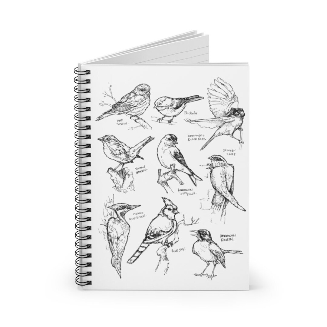 Backyard Birds Journal || Notebook - Etsy