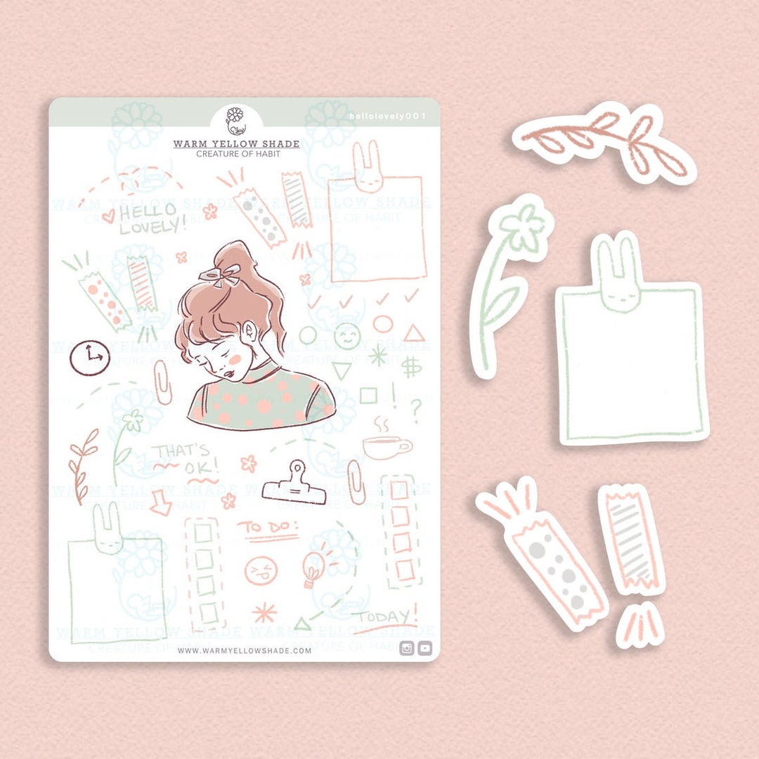 Bullet Journal Stickers Bujo Stickers School Workflow Clean Pretty ...