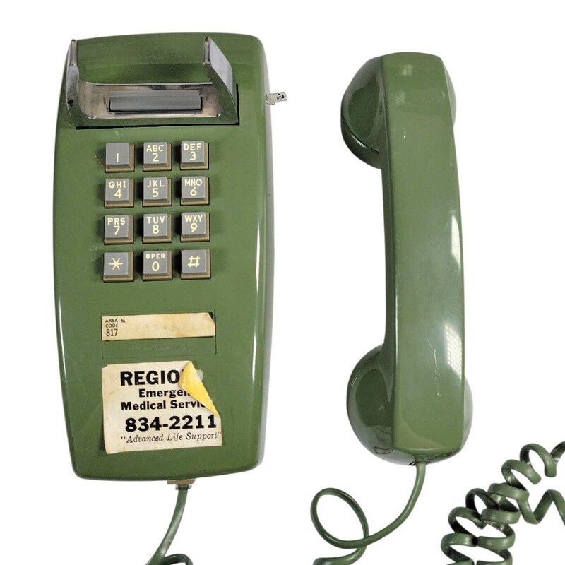 Green Rotary Phone - Etsy