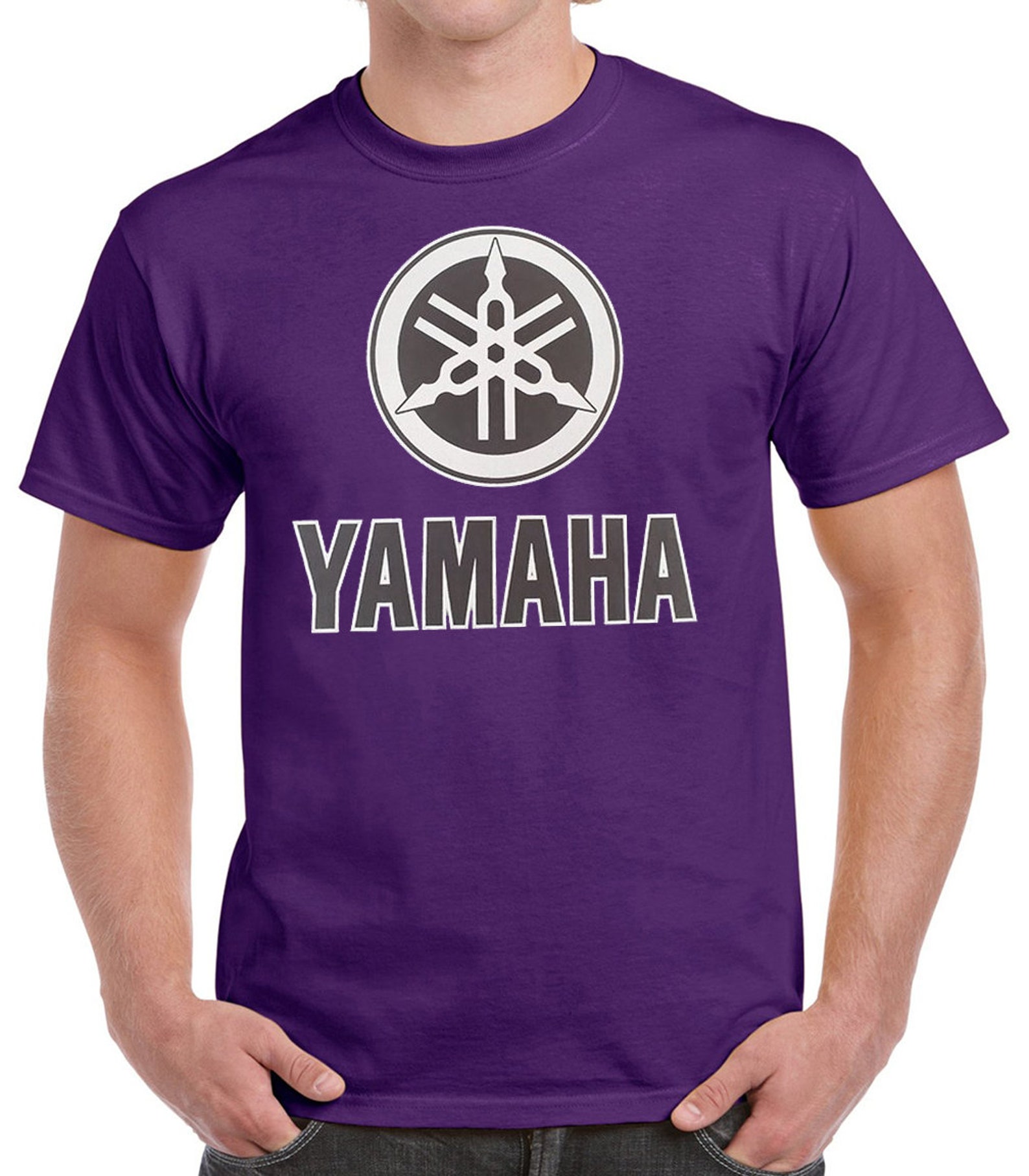 Yamaha Black Logo T-shirt Yamaha Racing Shirt | Etsy