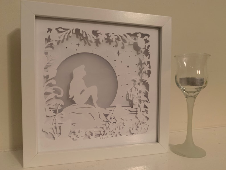 The Little Mermaid Ariel Beach Life Decorative Shadow Box - Etsy