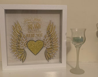 Angel Wings Shadow Box - Etsy UK