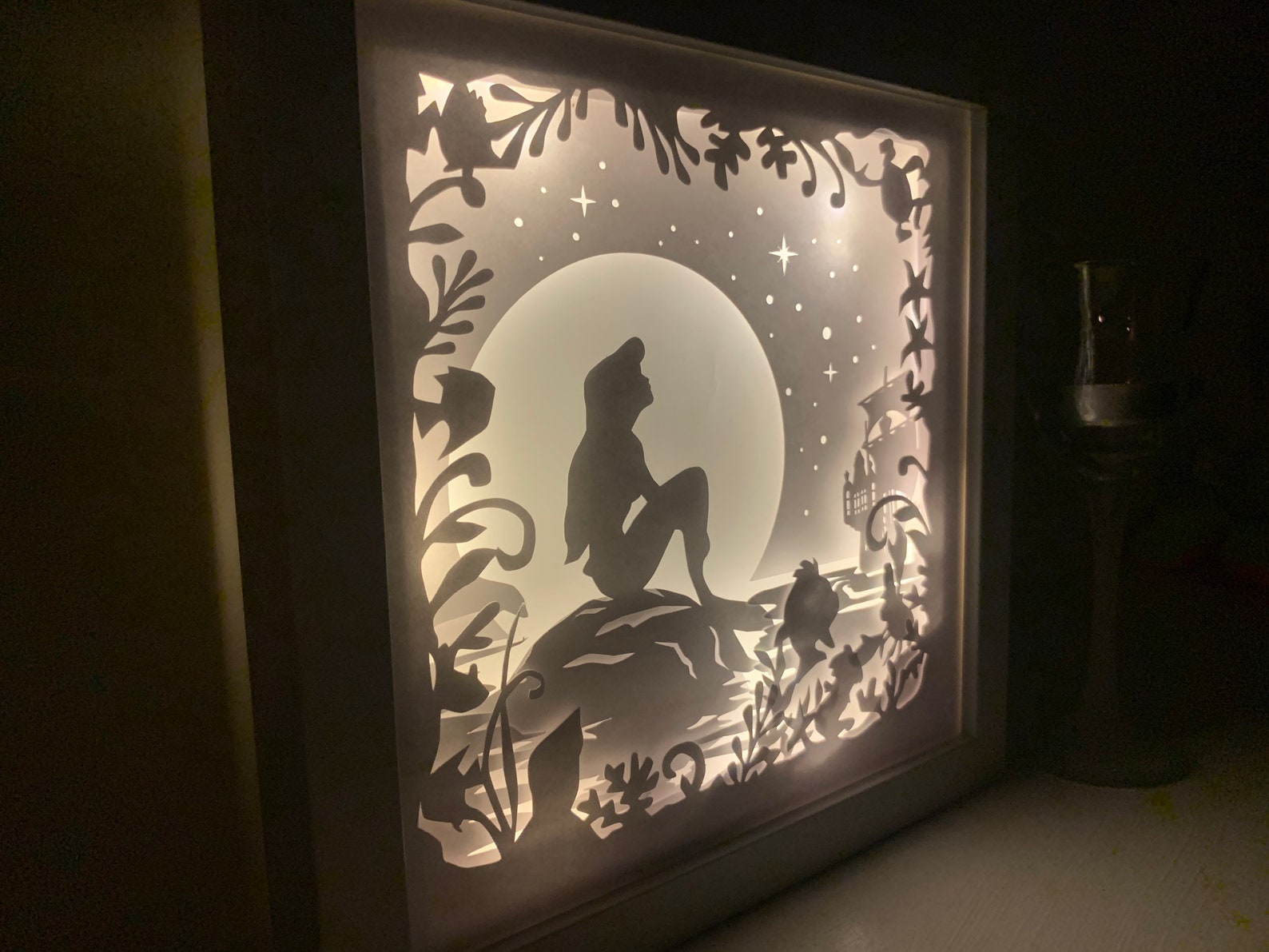 The Little Mermaid Ariel Beach Life Decorative Shadow Box - Etsy
