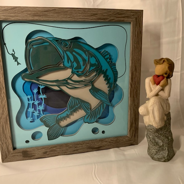 Bass Shadow Box - Etsy