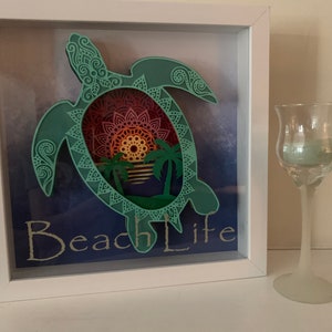 Sea Turtle Decor,palm Trees Ocean, Beach Life, Salt Life, Decorative ...