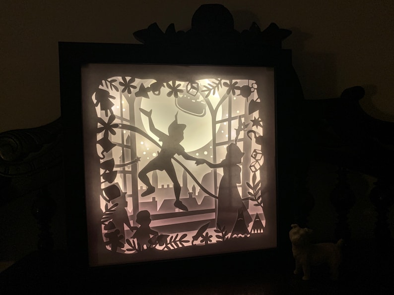Peter Pan Light, Tinkerbell Lamp, Neverland Room Decor, Gift for Kids ...