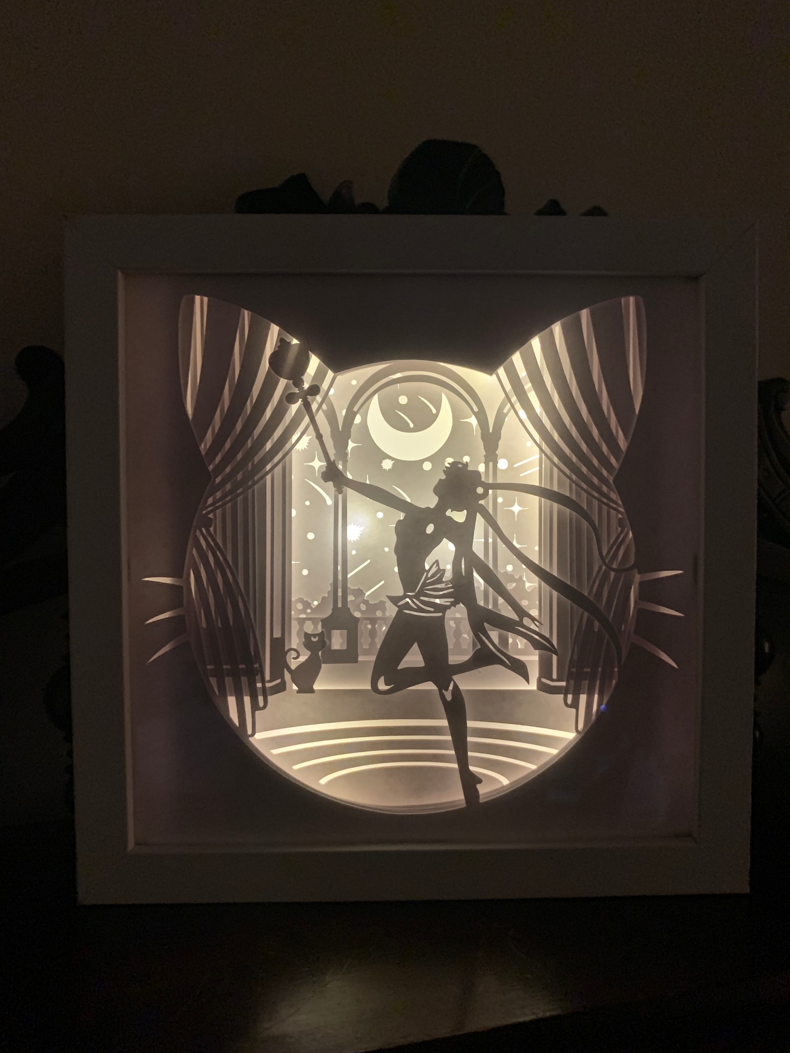 Sailor Moon Anime Manga Fantasy Lightbox Lighted Shadow Box - Etsy