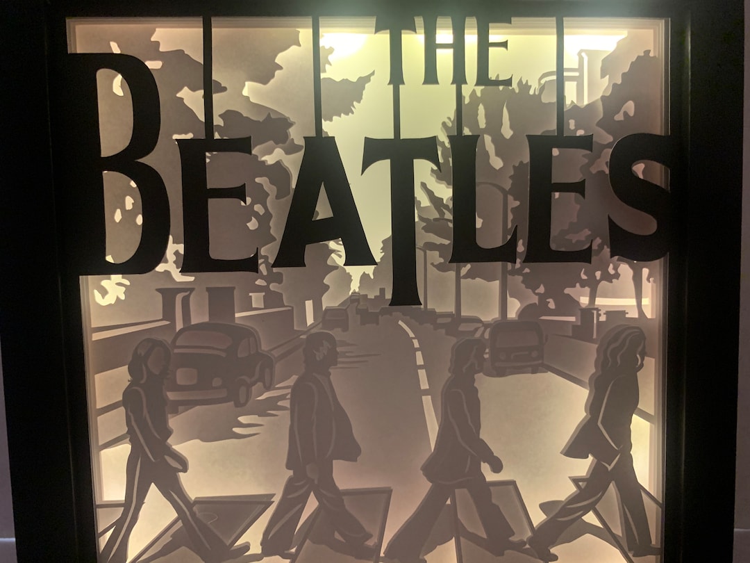 The Beatles Abbey Road Lightbox: LED Shadow Box Frame - Etsy