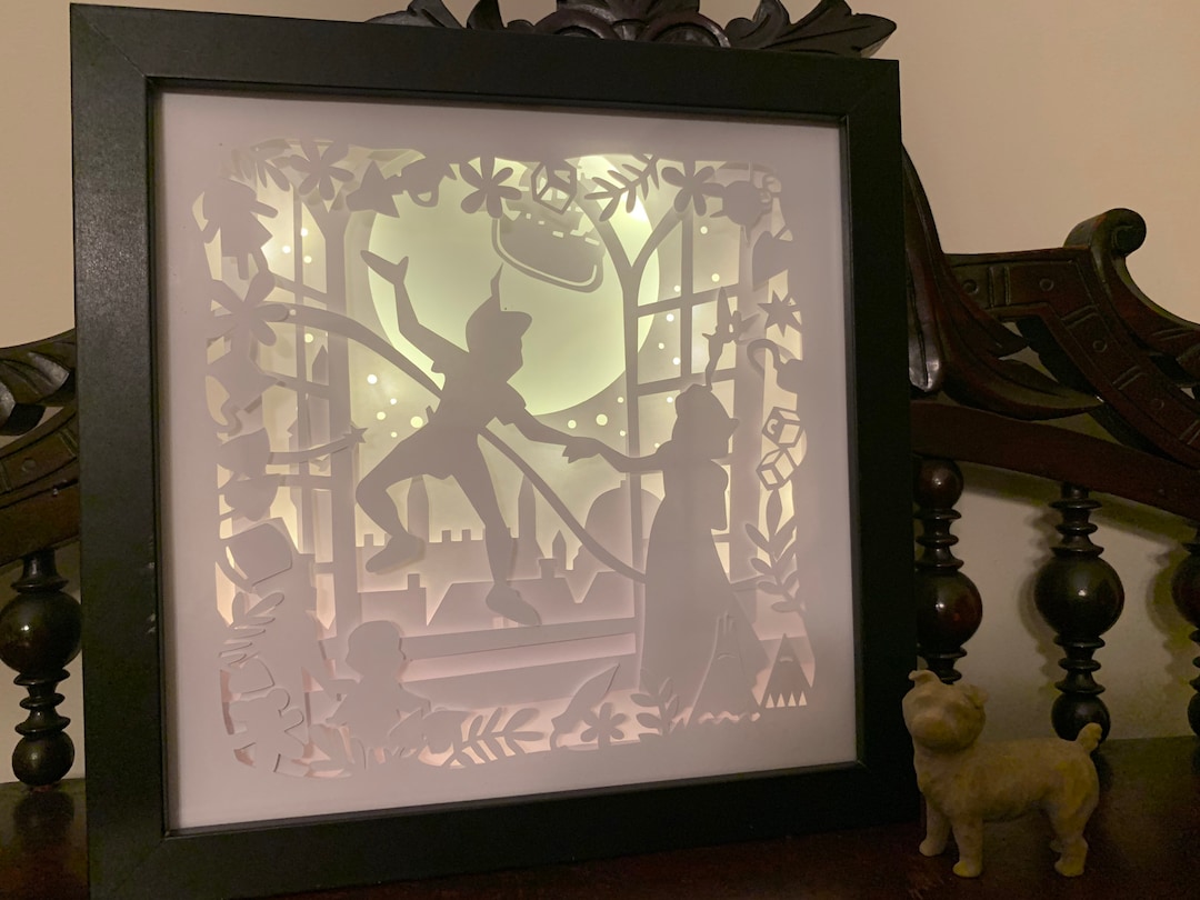 Peter Pan Light, Tinkerbell Lamp, Neverland Room Decor, Gift for Kids ...