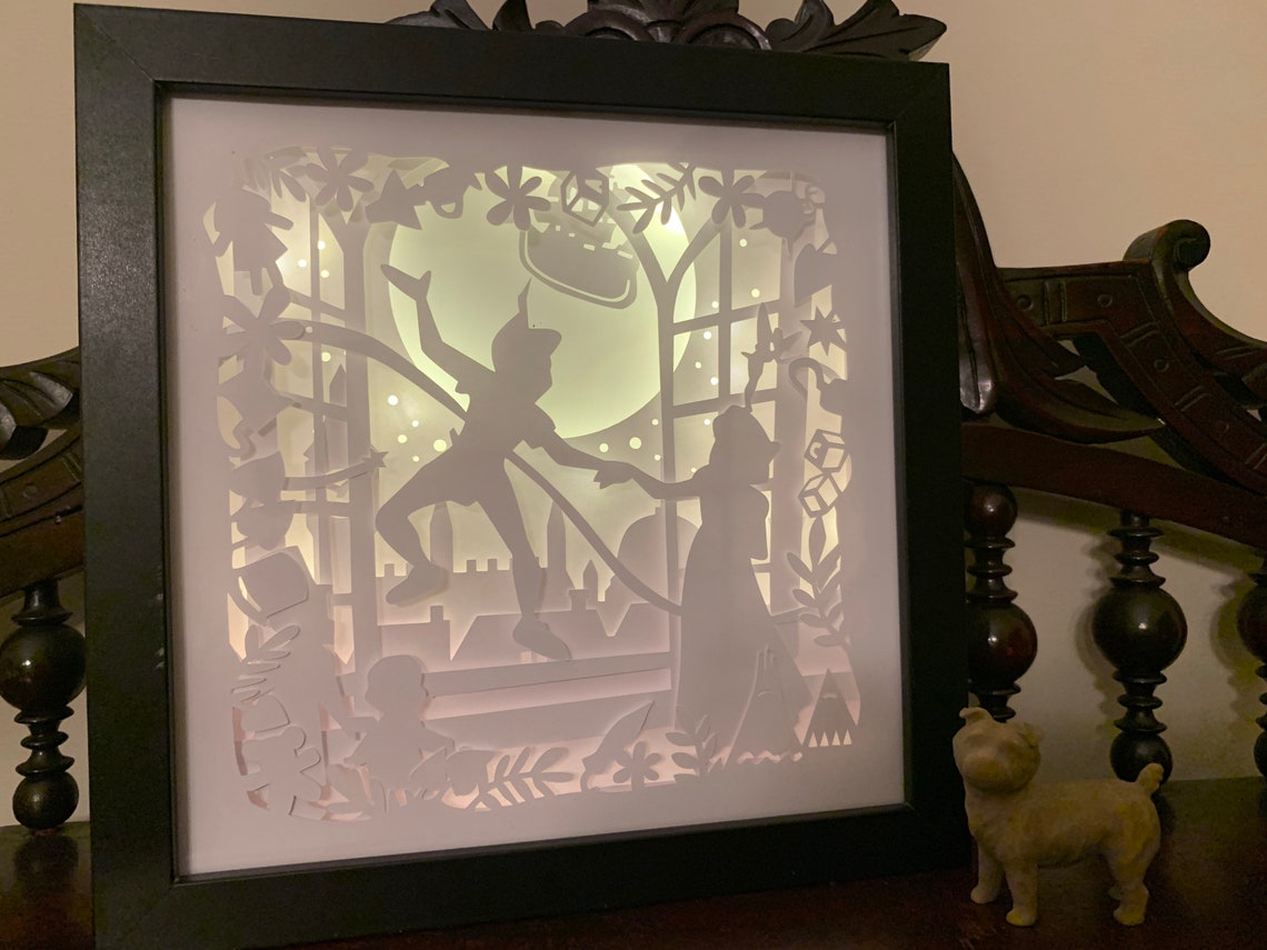 Peter Pan Light Tinkerbell Lamp Neverland Room Decor Gift - Etsy