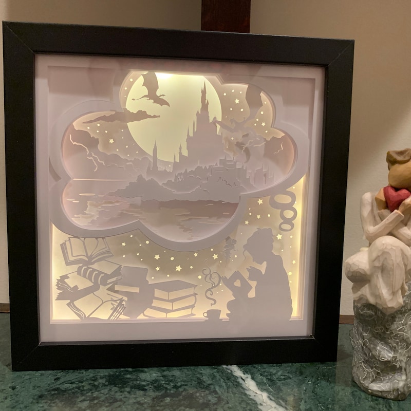 Lighted Shadow Box - Etsy