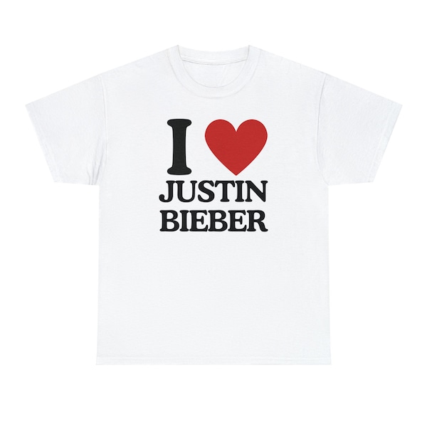 I Love Justin Bieber - Etsy