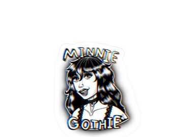 Minnie Gothie CA & HT: Kiss-cut Vinyl Decals - Etsy