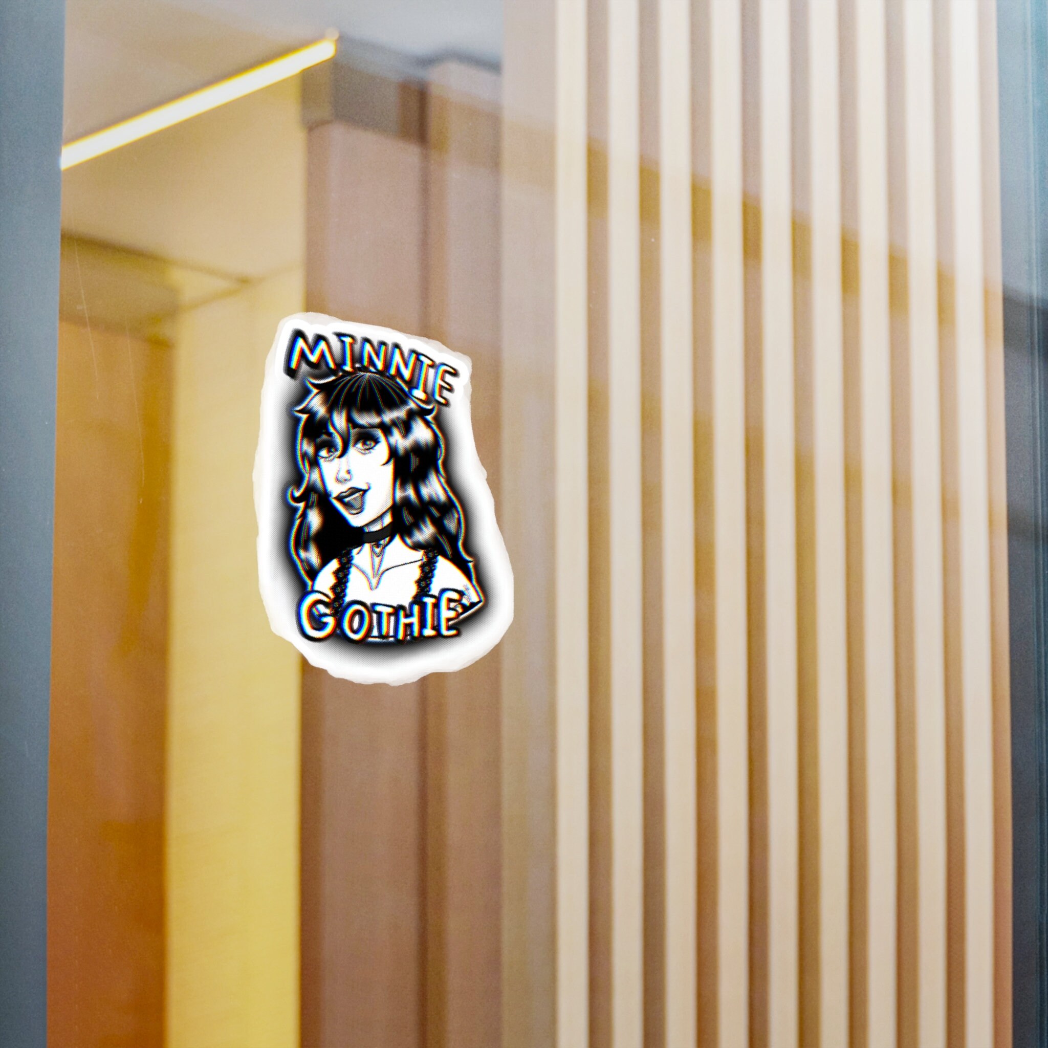 Minnie Gothie CA & HT: Kiss-cut Vinyl Decals - Etsy