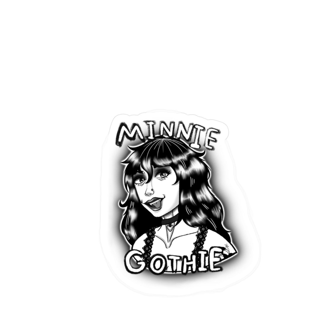 Minnie Gothie: Kiss-cut Vinyl Decals - Etsy